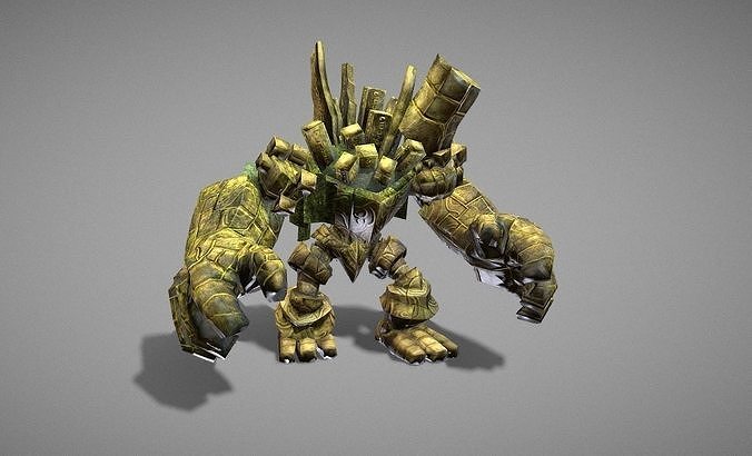 3D model Golem Giant VR / AR / low-poly | CGTrader
