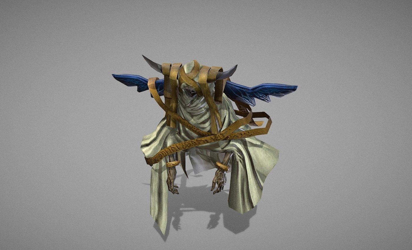 3D model Guardian Necromancer VR / AR / low-poly | CGTrader