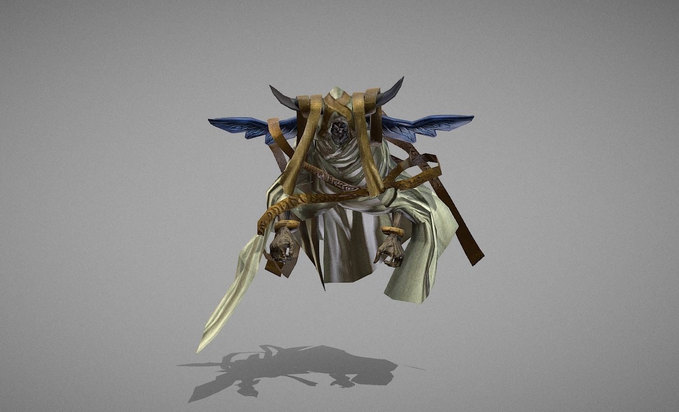 3D model Guardian Necromancer VR / AR / low-poly | CGTrader