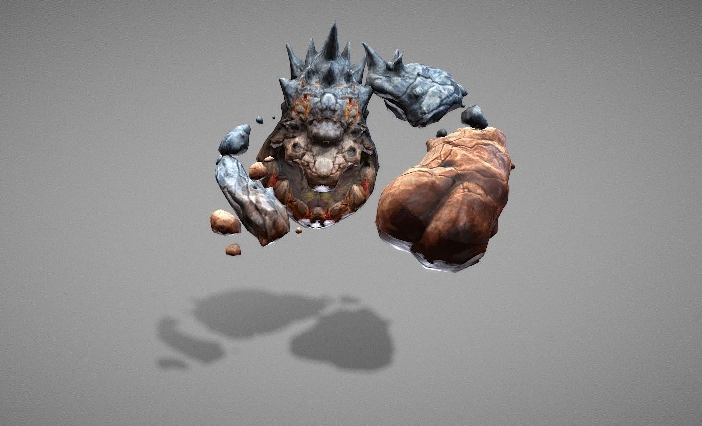 3D model Rock Giant VR / AR / low-poly | CGTrader