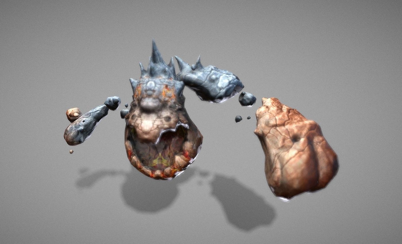 3D model Rock Giant VR / AR / low-poly | CGTrader