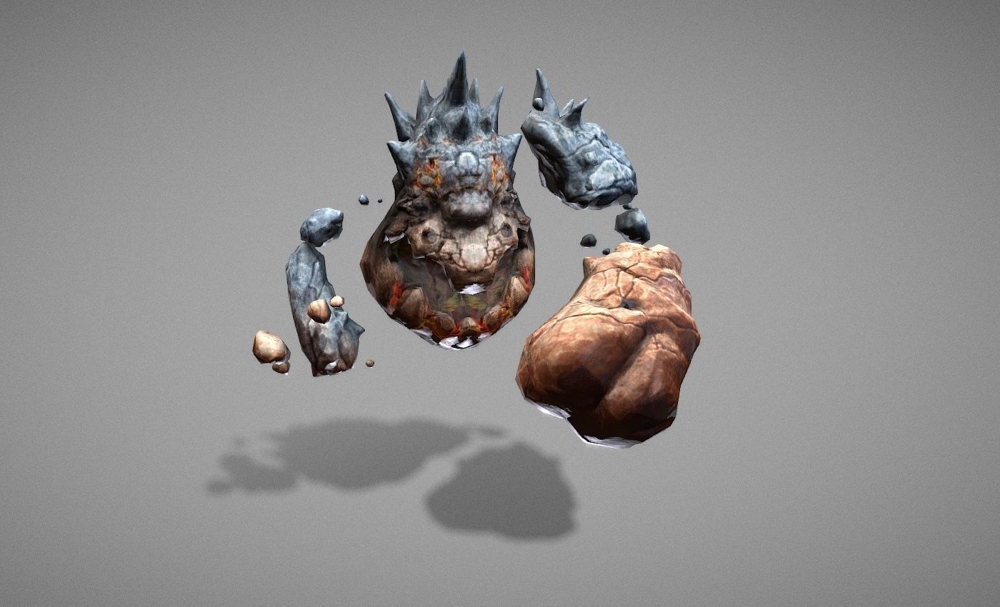 3D model Rock Giant VR / AR / low-poly | CGTrader