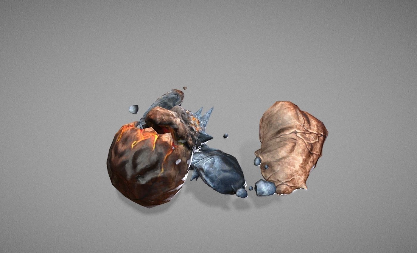 3D model Rock Giant VR / AR / low-poly | CGTrader