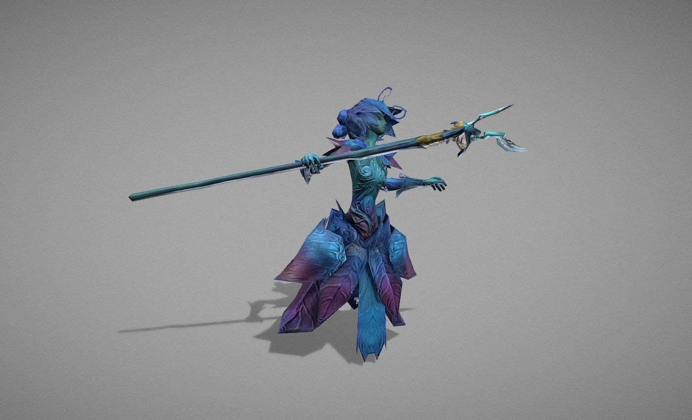 3D model Wizard Spirit Witch VR / AR / low-poly | CGTrader