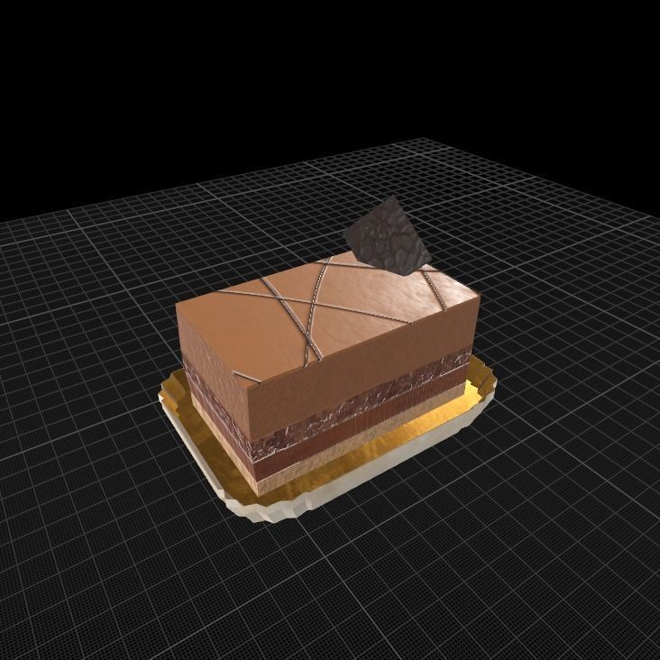 chocolate mouse 3D model | CGTrader