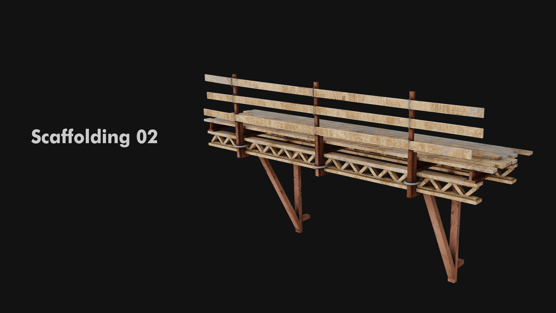 3D model Industrial kitbash volume 01 Construction site and buildings ...