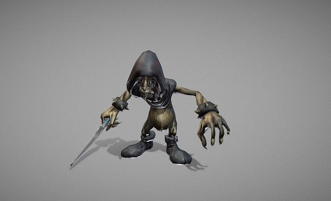 3D model Assassin Goblin VR / AR / low-poly | CGTrader