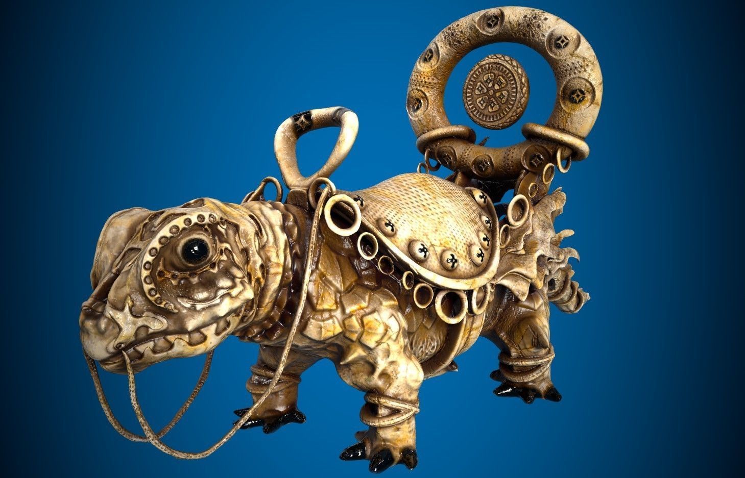 Reptile warrior 3D model | CGTrader
