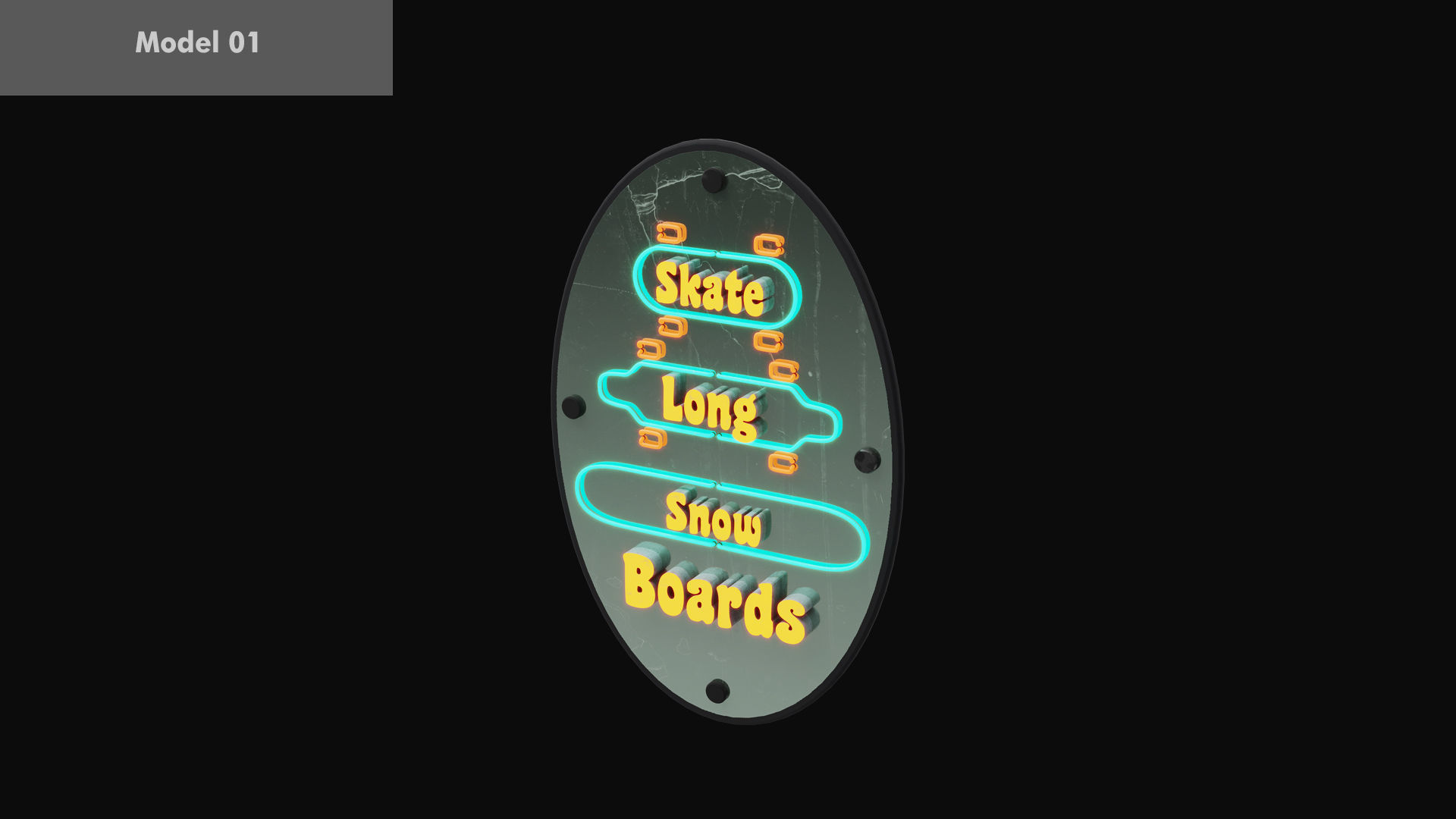 Neon signs pack volume 01 free VR / AR / low-poly 3D model | CGTrader