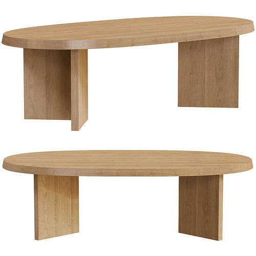 ELLIPSE DINING TABLE 3D model | CGTrader
