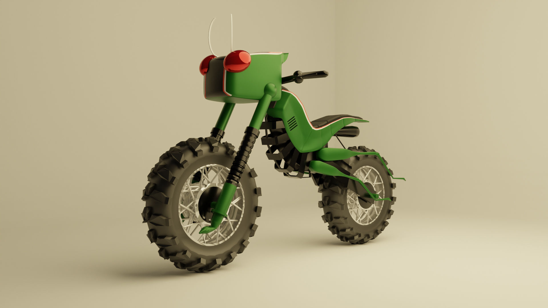 Mini Battle Hopper - Kamen Rider Black Motorcycle 3D 3D model | CGTrader