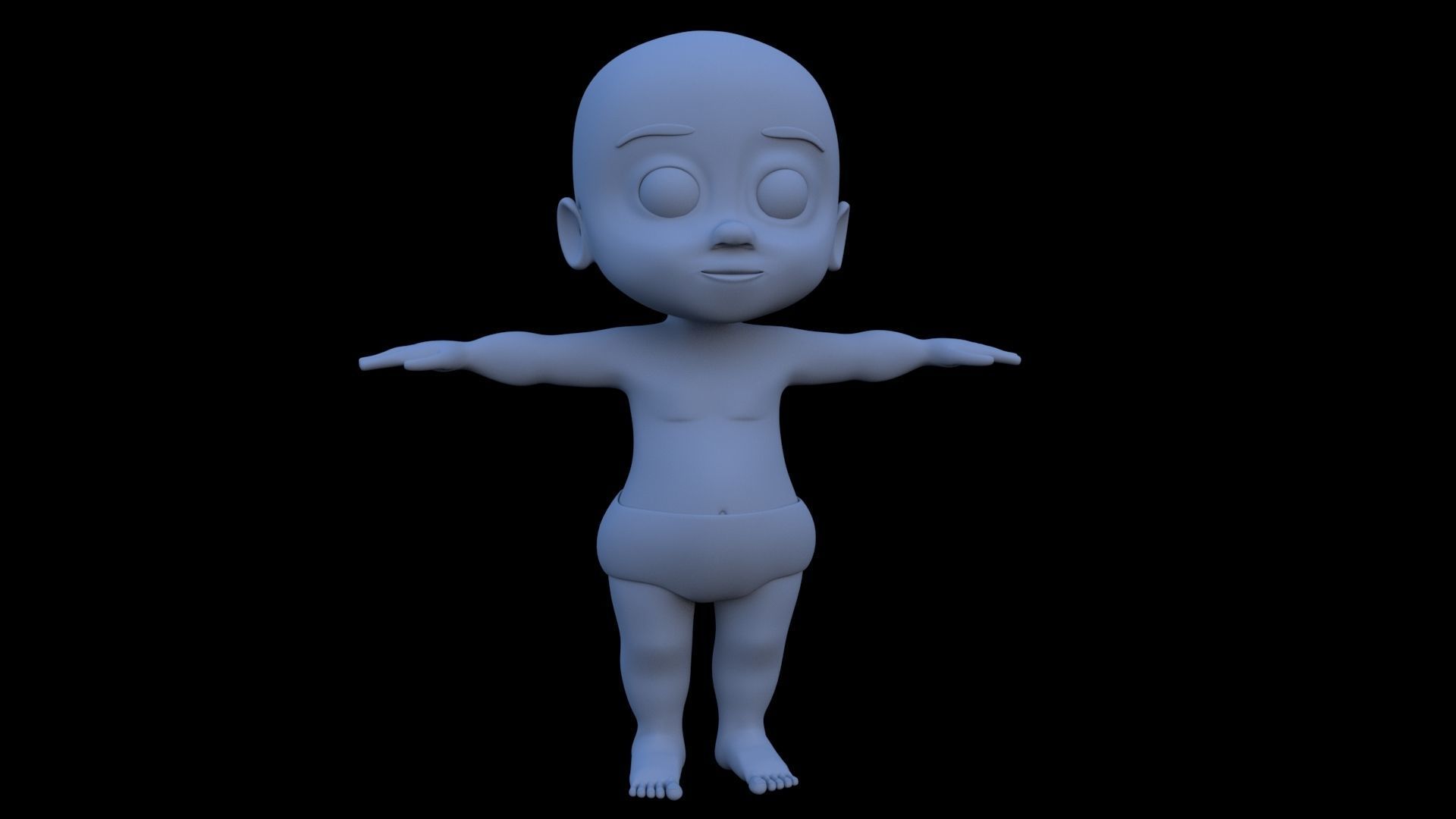 3D model Baby Character 3D Model VR / AR / low-poly | CGTrader