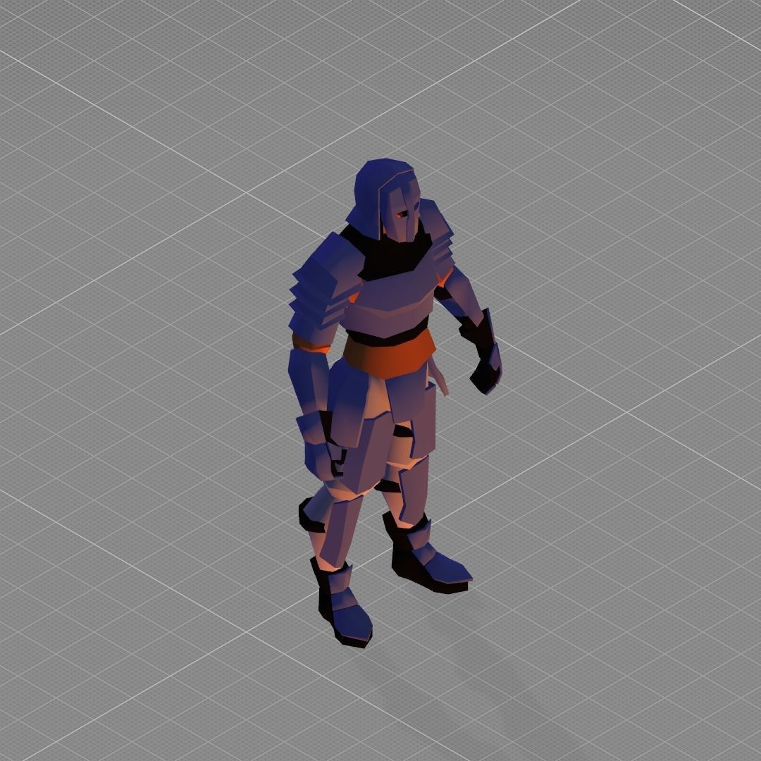 3D model Low Poly Knight Armor VR / AR / low-poly | CGTrader