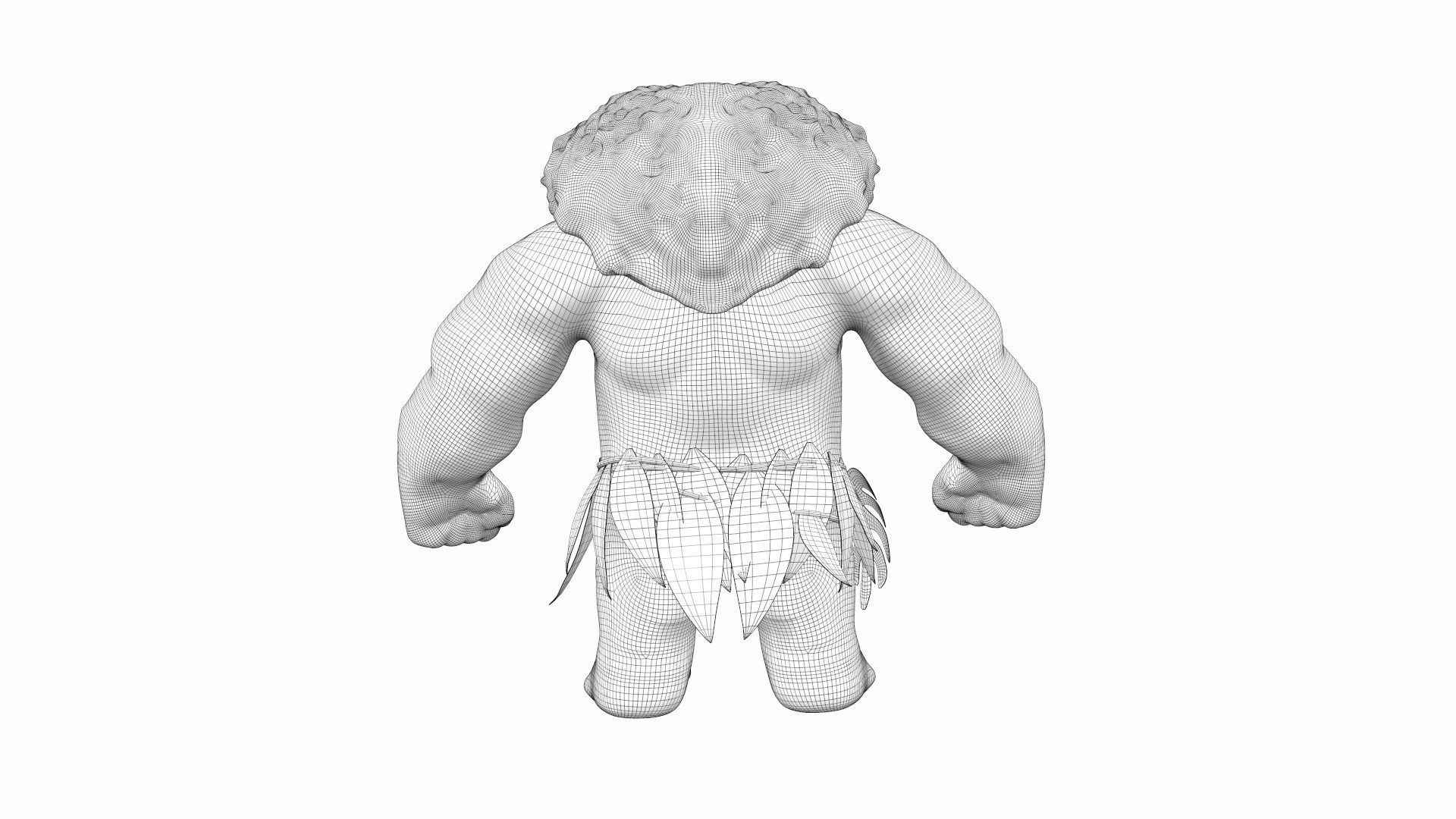 Maui from the cartoon Moana 3D model | CGTrader