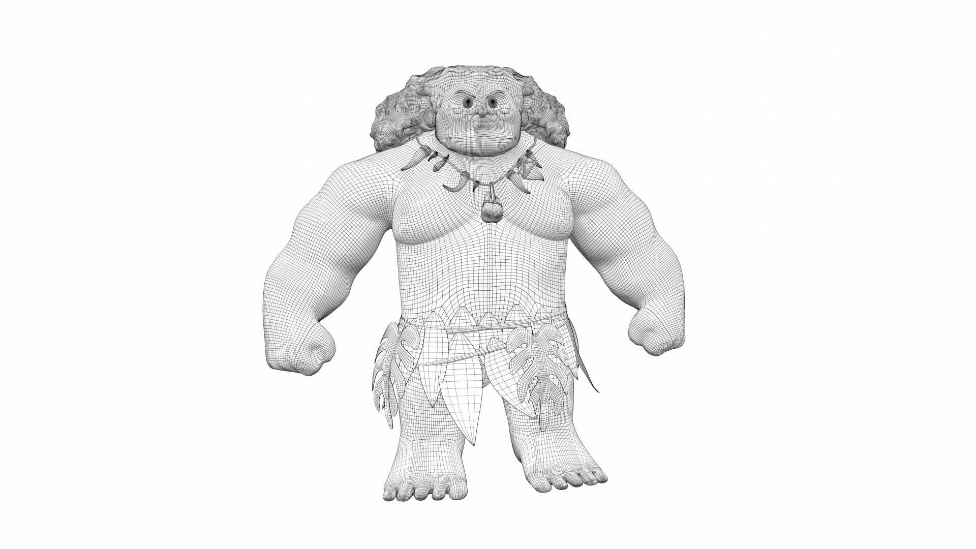 Maui from the cartoon Moana 3D model | CGTrader