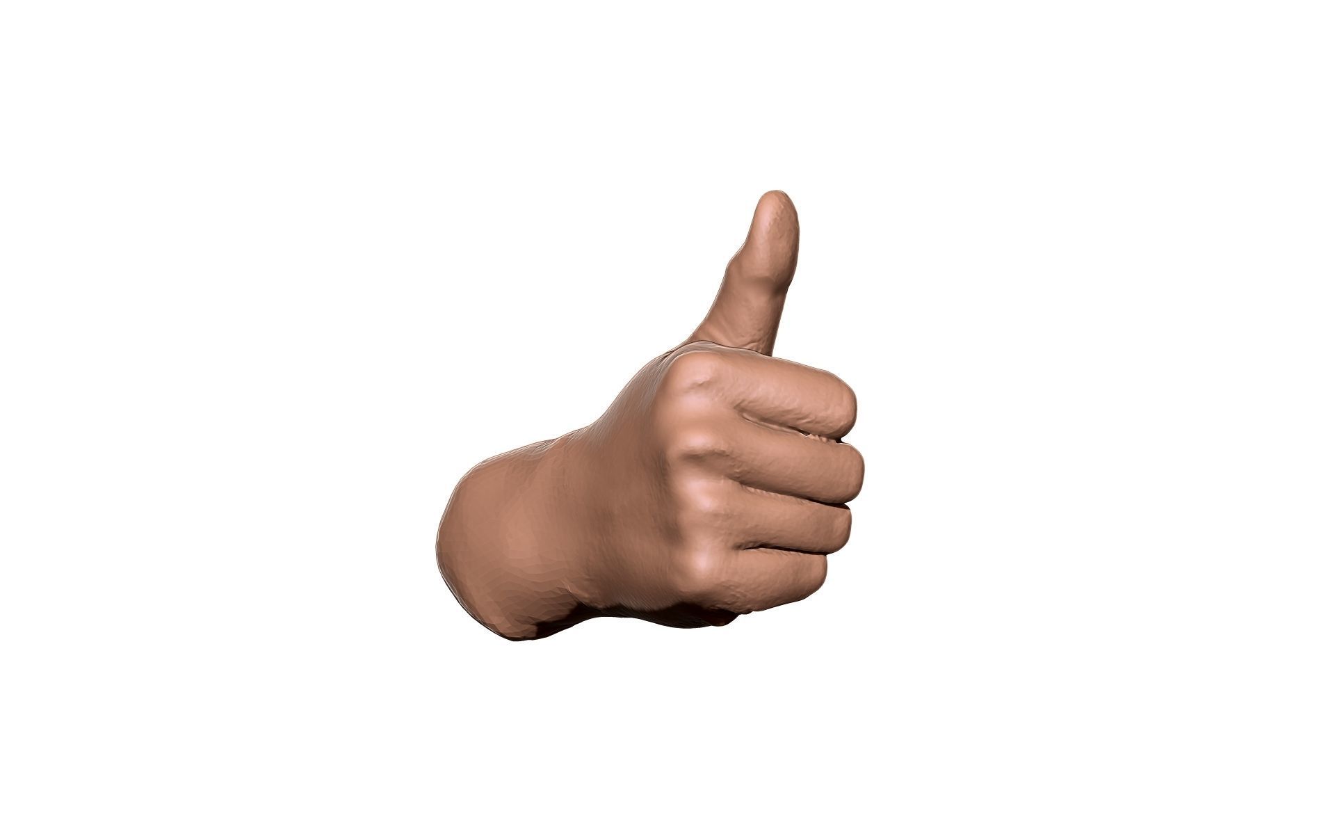 Super ok Hand gesture bust statue 3D model 3D printable | CGTrader