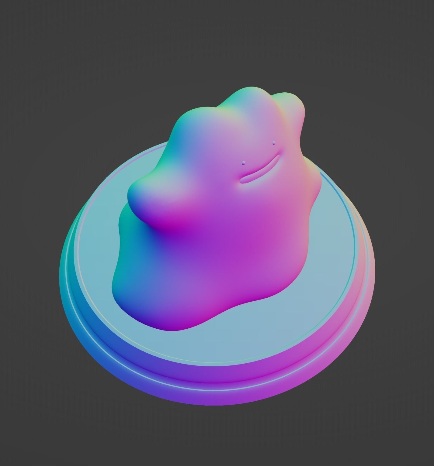Ditto-Pokemon ghost 3D model 3D printable | CGTrader