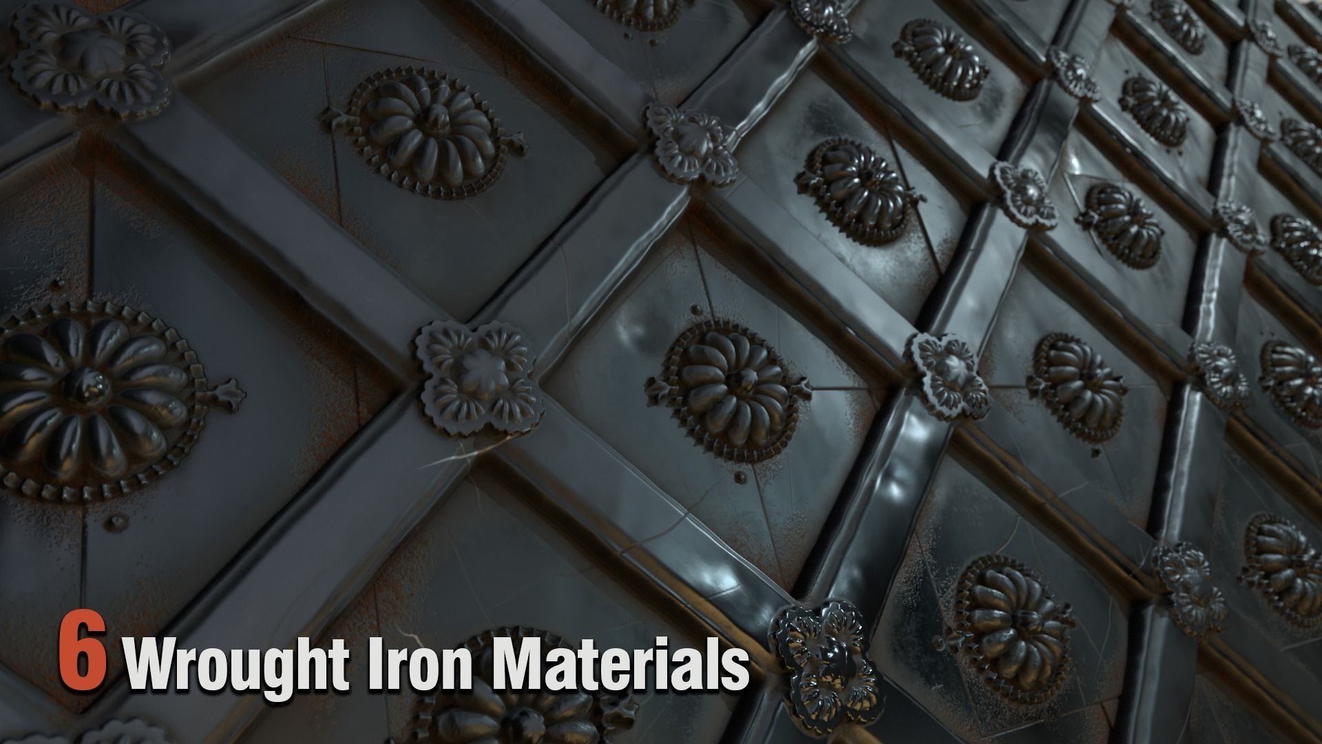 6 Wrought Iron Materials Texture | CGTrader