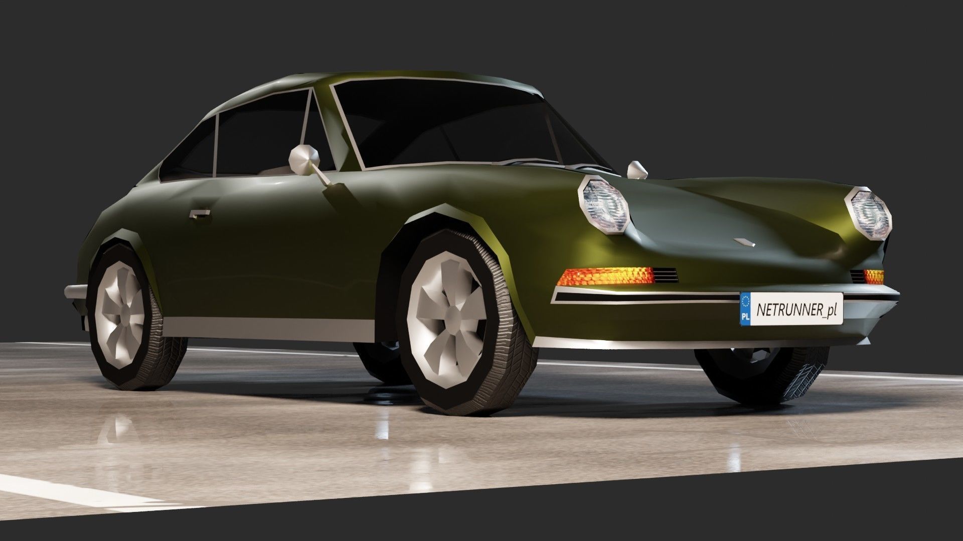 3D model Porsche 911 1st gen VR / AR / low-poly | CGTrader