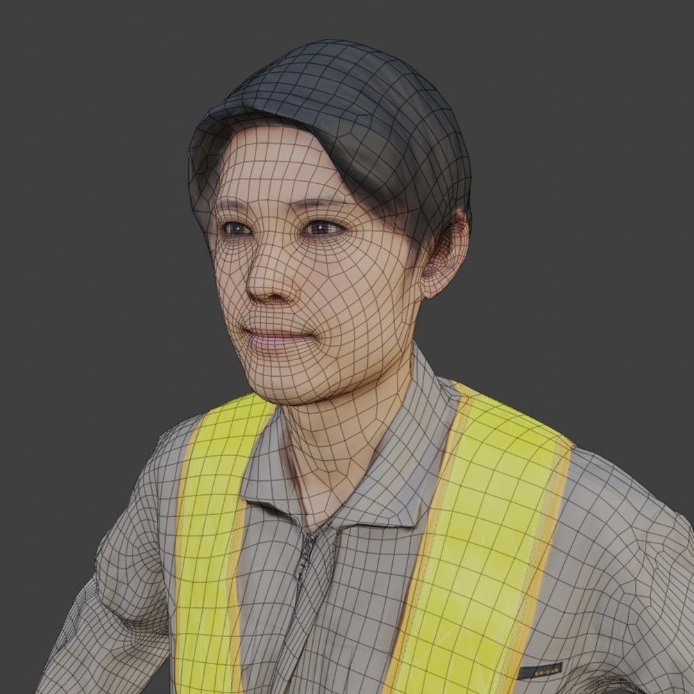 3D model Animated 3D-Operator 136HiroE10 VR / AR / low-poly | CGTrader