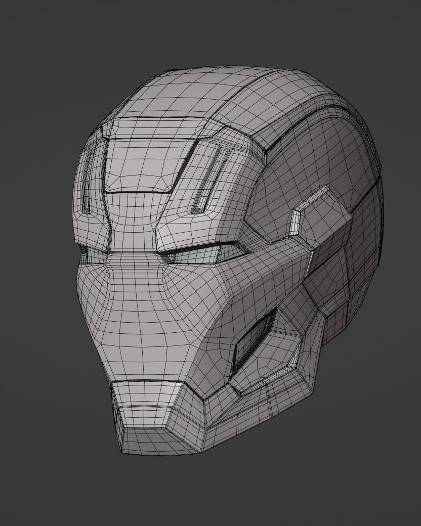 War Machine Helmet for Cosplay 3D model 3D printable | CGTrader