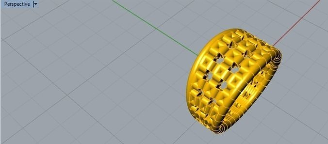 hatch square pattern ring 3D model | CGTrader
