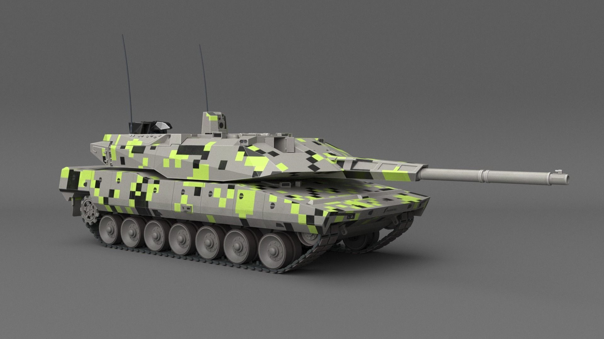 3D model KF51 Panther VR / AR / low-poly | CGTrader