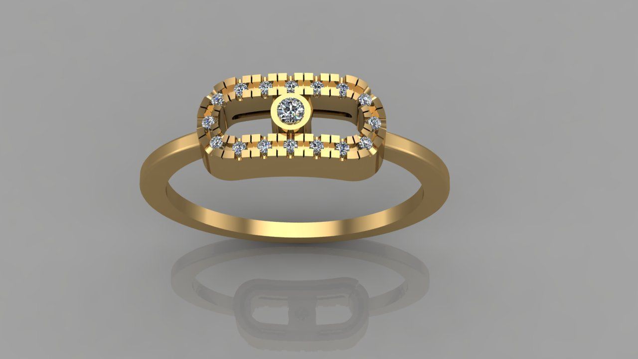 MESSIKA MOVABLE RING 3D model 3D printable | CGTrader