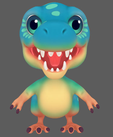 Baby Trex 3D model | CGTrader