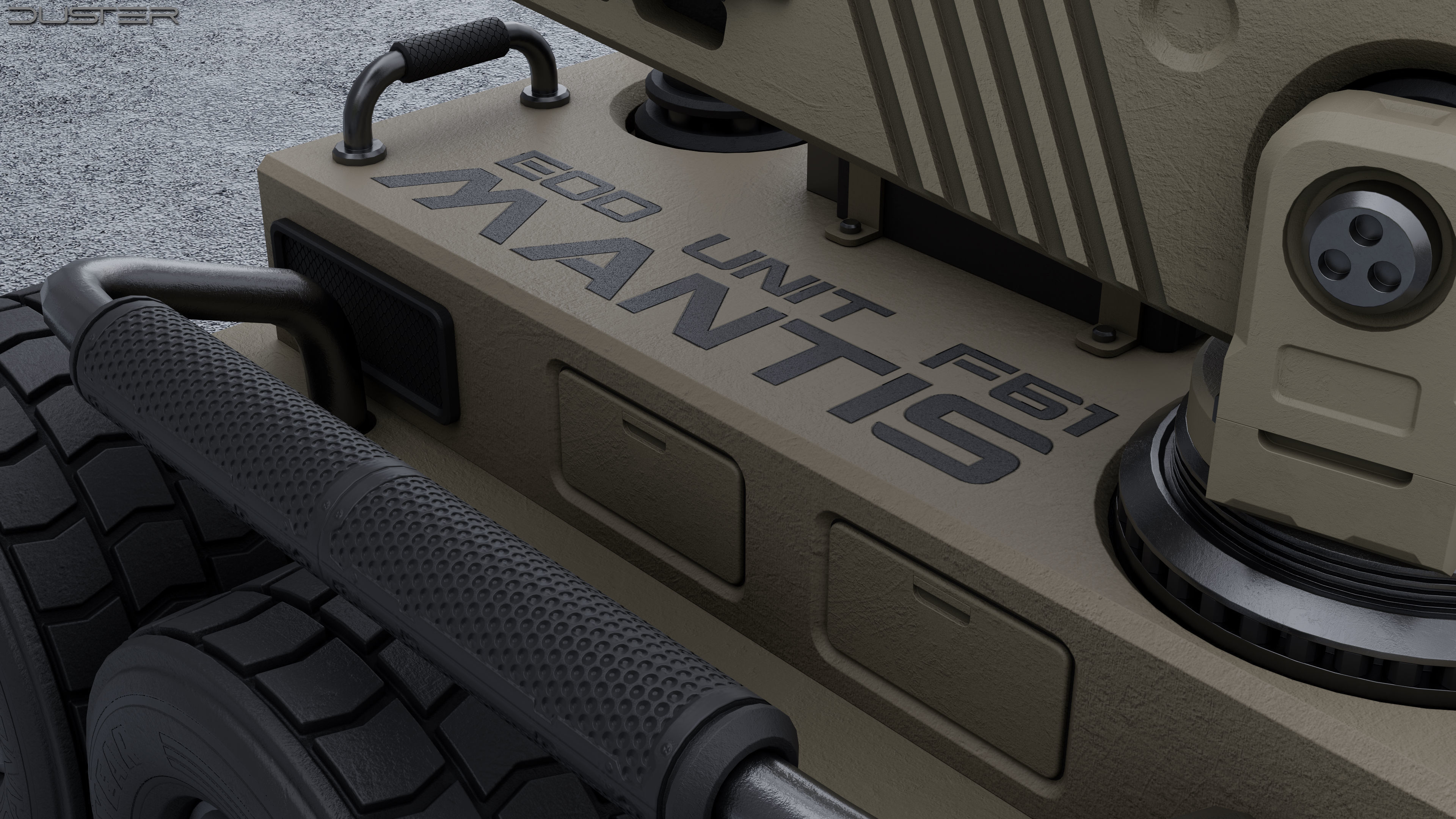 Bomb Disposal Robot 3D model rigged | CGTrader