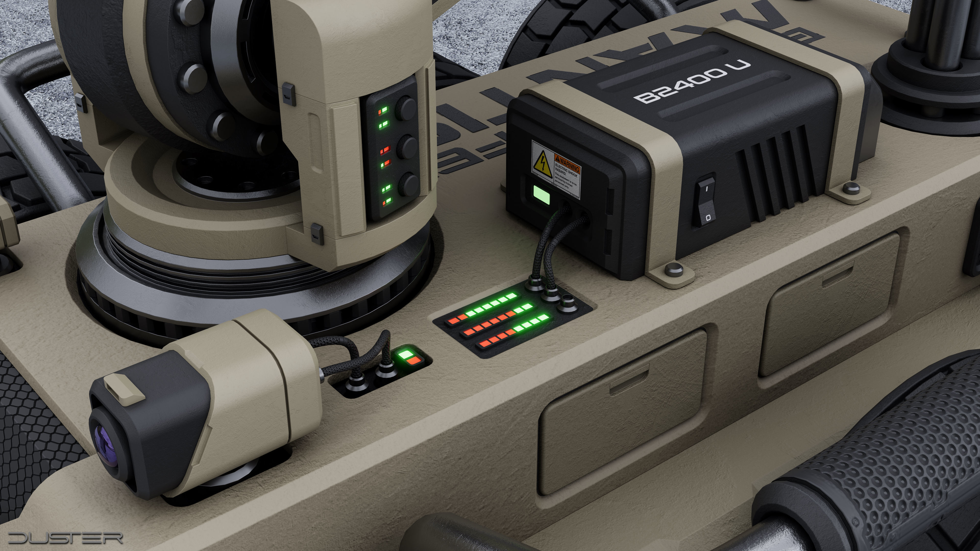 Bomb Disposal Robot 3D model rigged | CGTrader