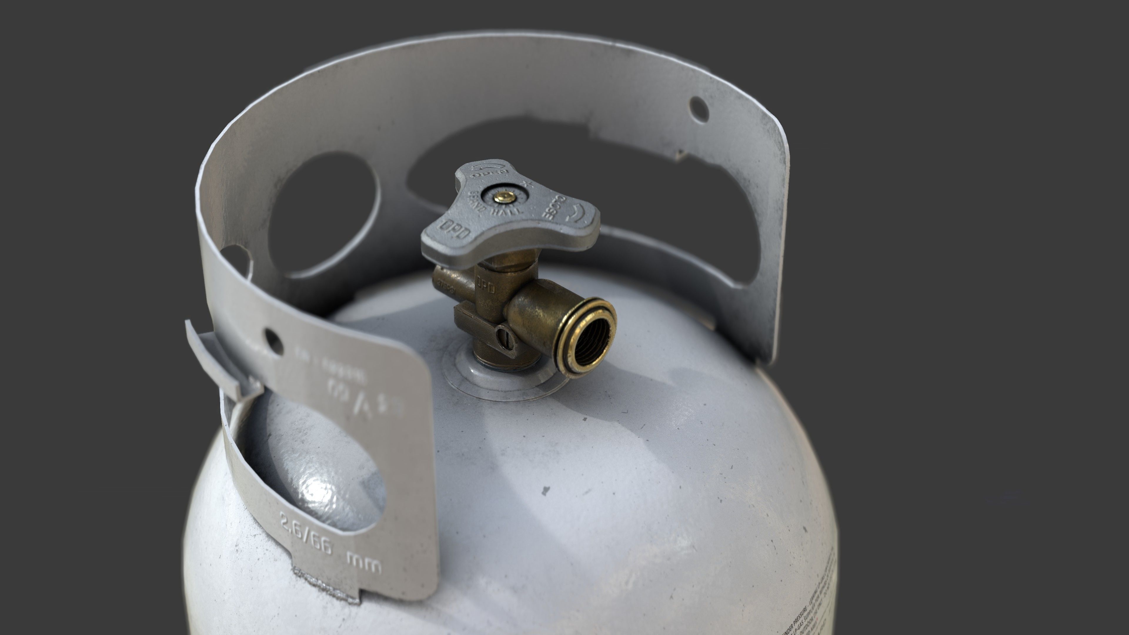3D model Propane tank cylinder VR / AR / low-poly | CGTrader