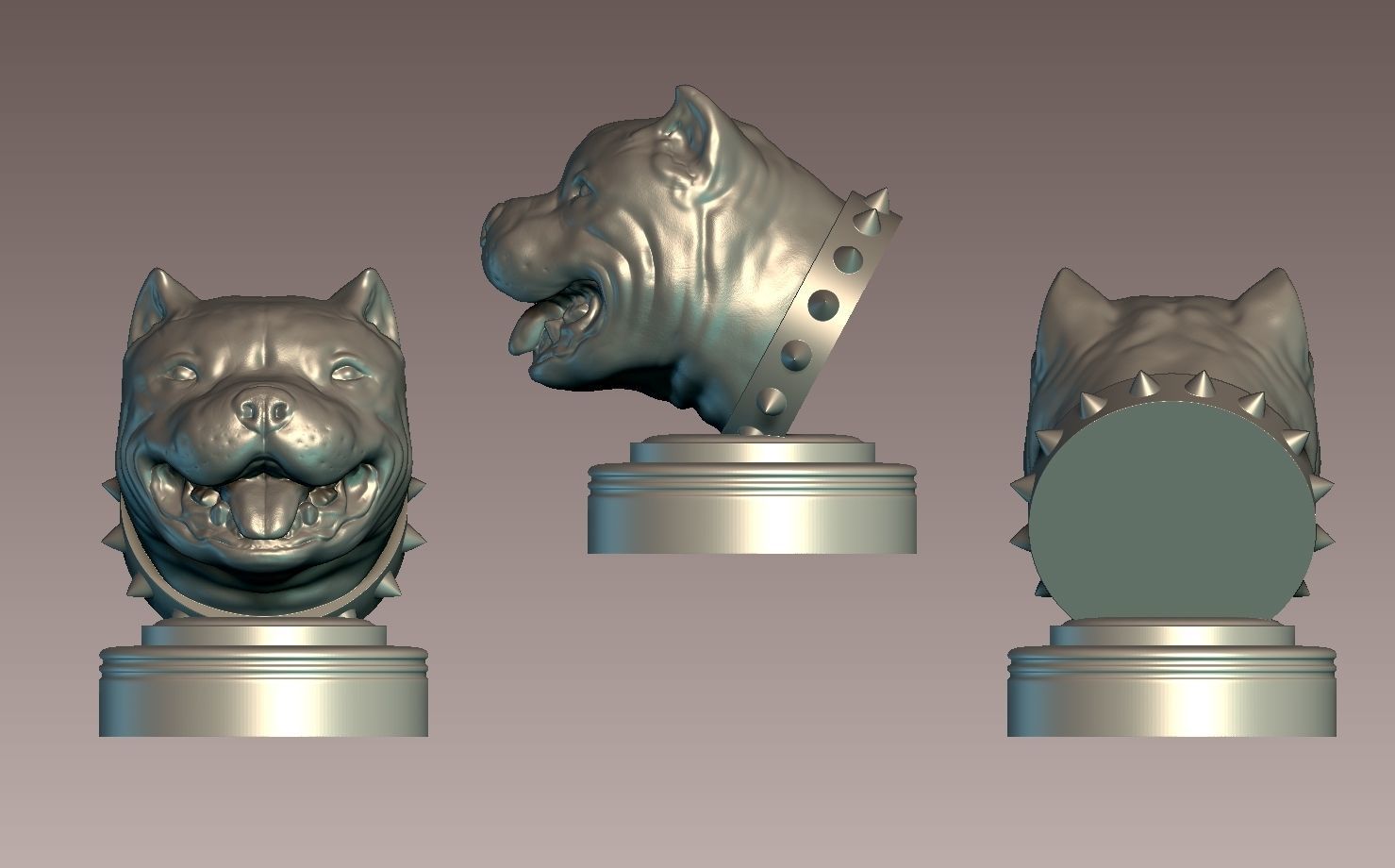 American Bully 3D model 3D printable | CGTrader