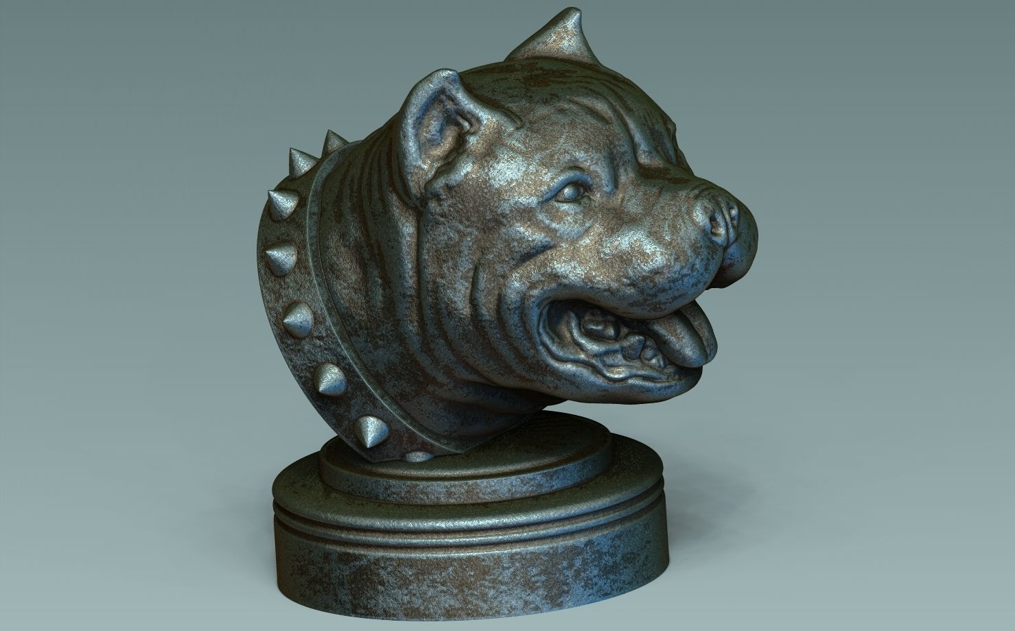 American Bully 3D model 3D printable | CGTrader