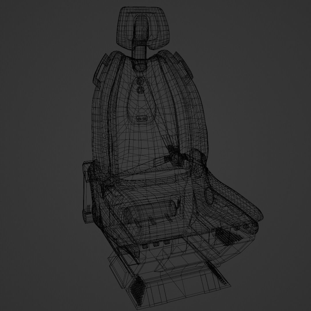 sci-fi seat free VR / AR / low-poly 3D model | CGTrader