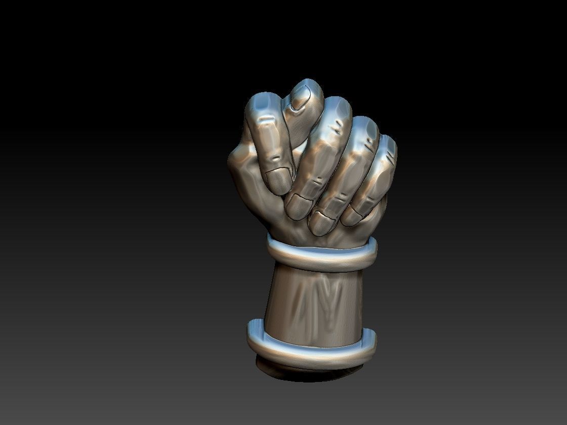 Fig Hand Sign 3D model 3D printable | CGTrader