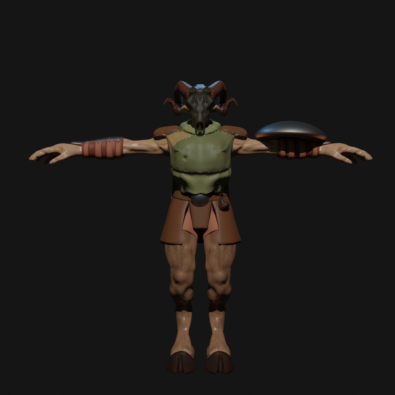 Satyr Character 3D model | CGTrader