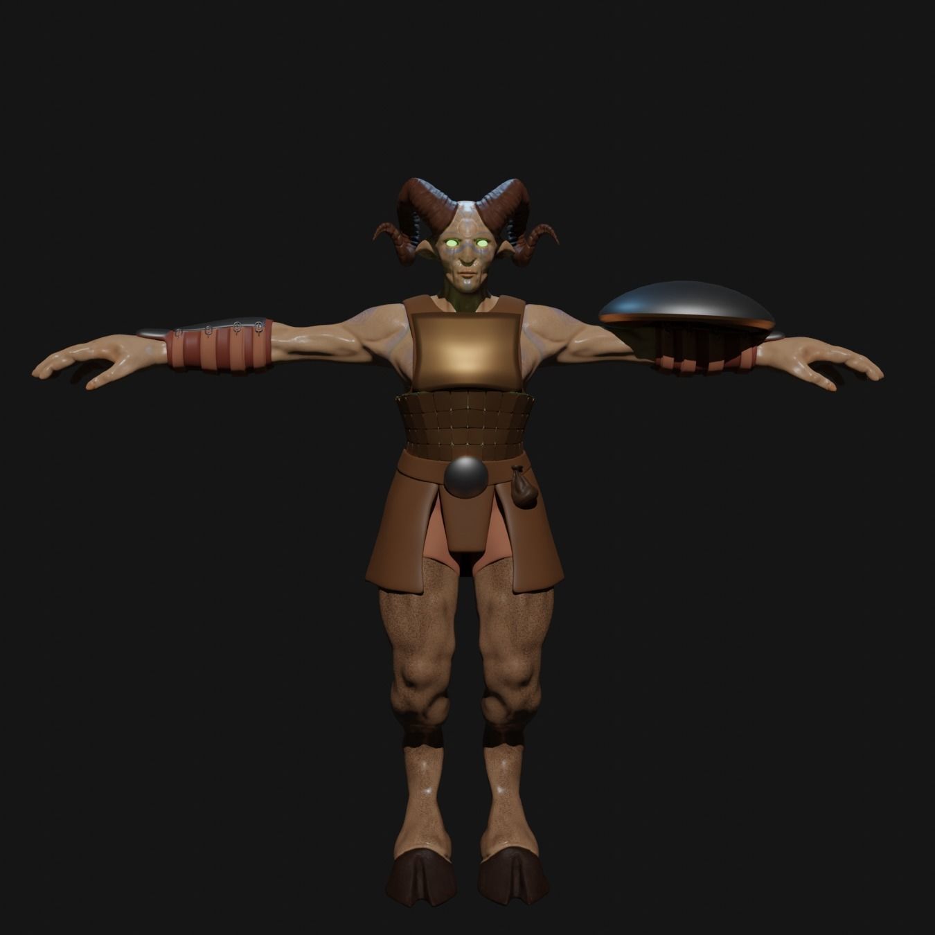 Satyr Character 3D model | CGTrader