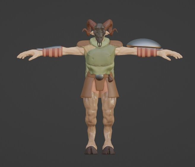 Satyr Character 3D model | CGTrader