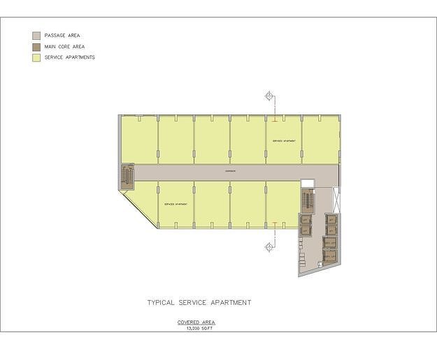 Service apartment plan 3D model 3D printable | CGTrader