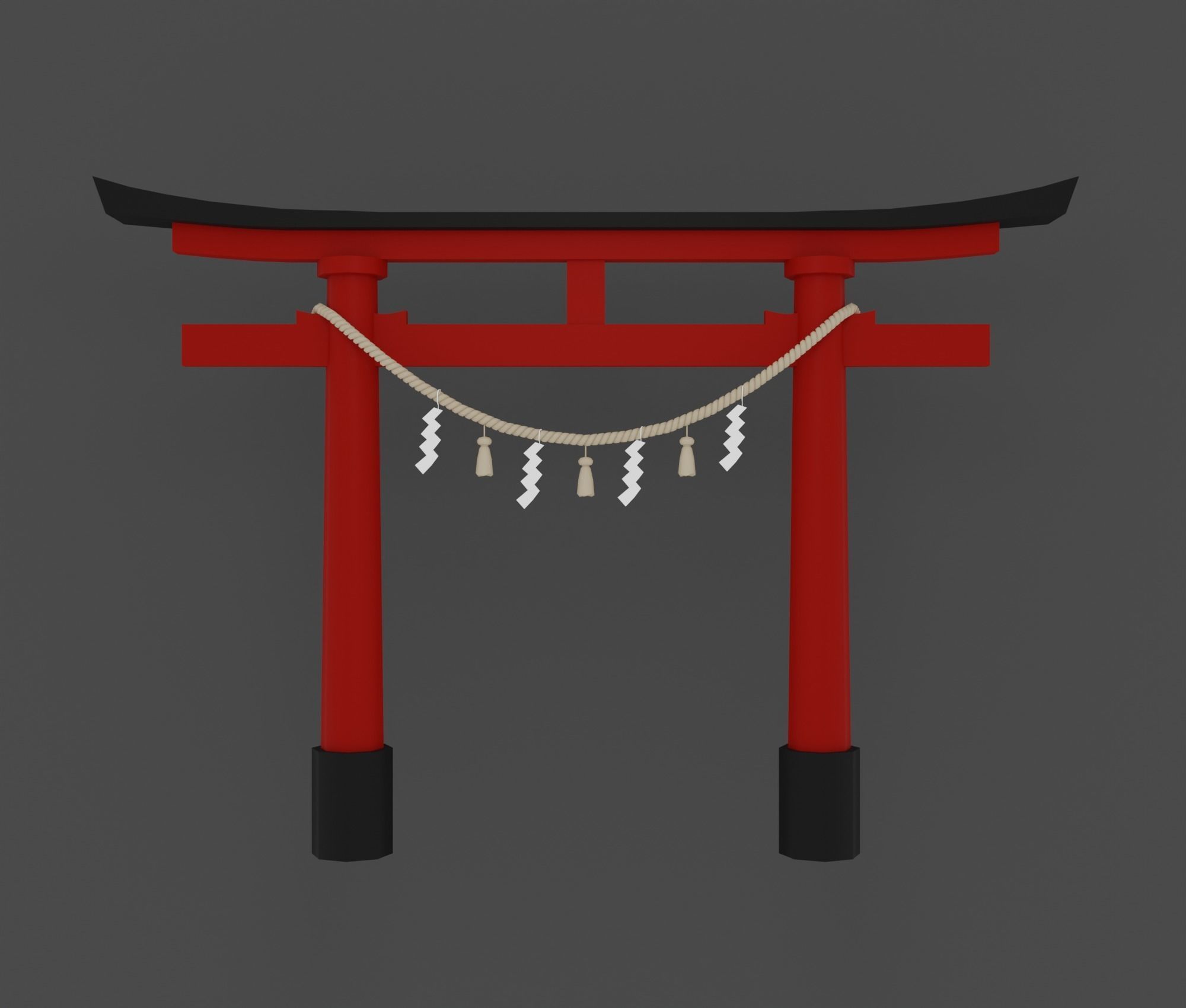 3D model Torii gate VR / AR / low-poly | CGTrader