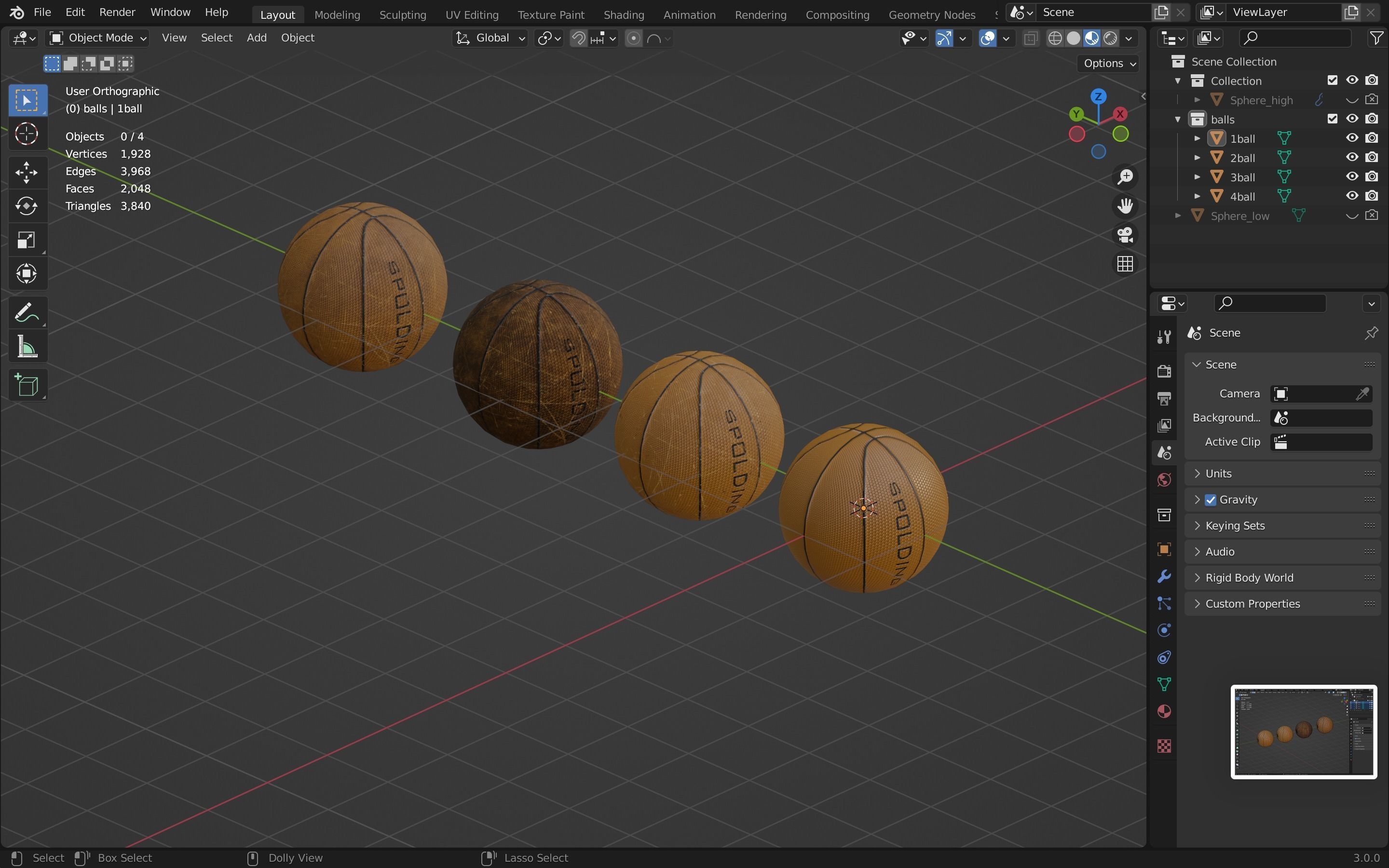 Basketball balls pack scratches free VR / AR / low-poly 3D model | CGTrader