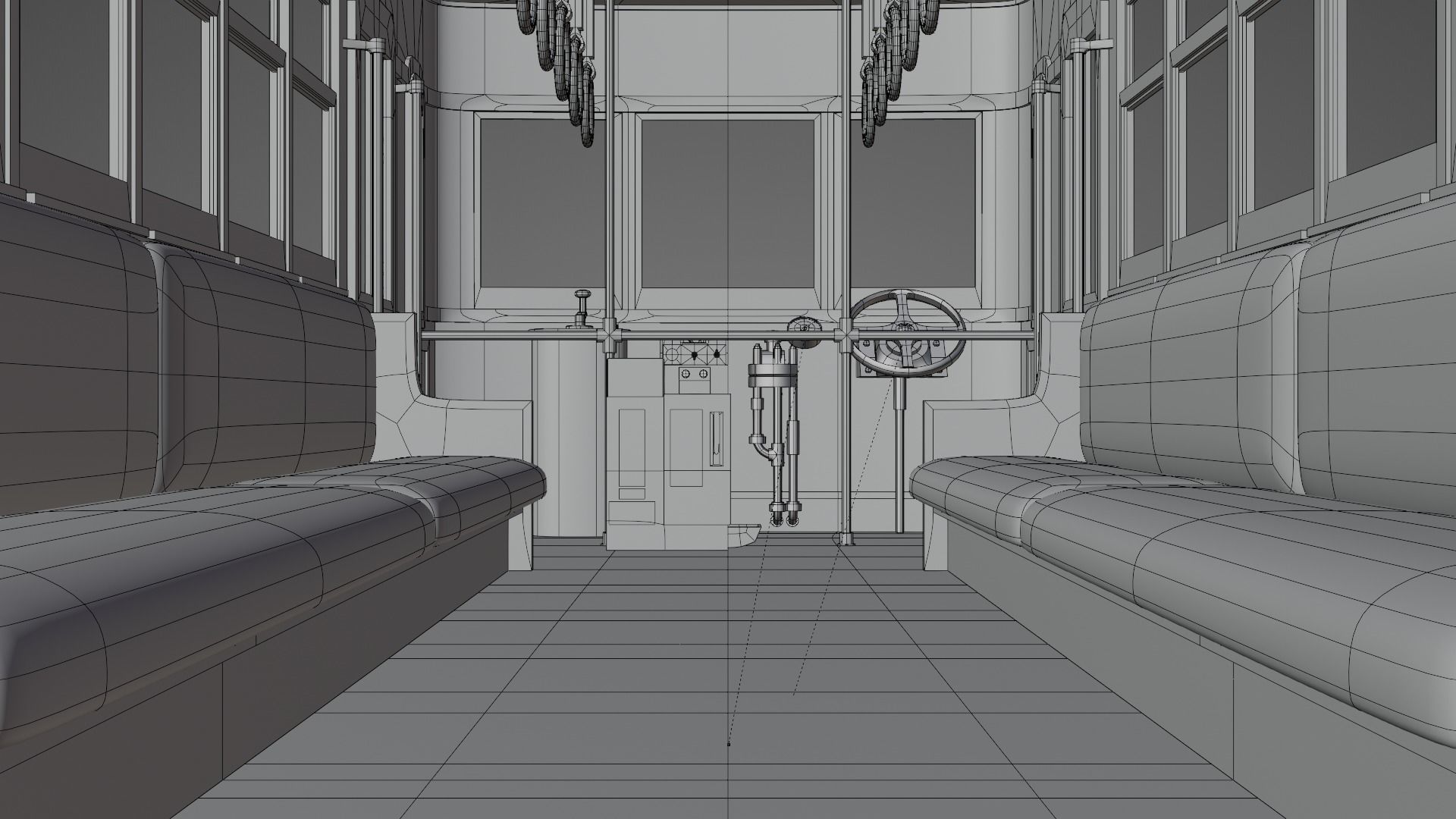 Japanese retro train 3D model | CGTrader