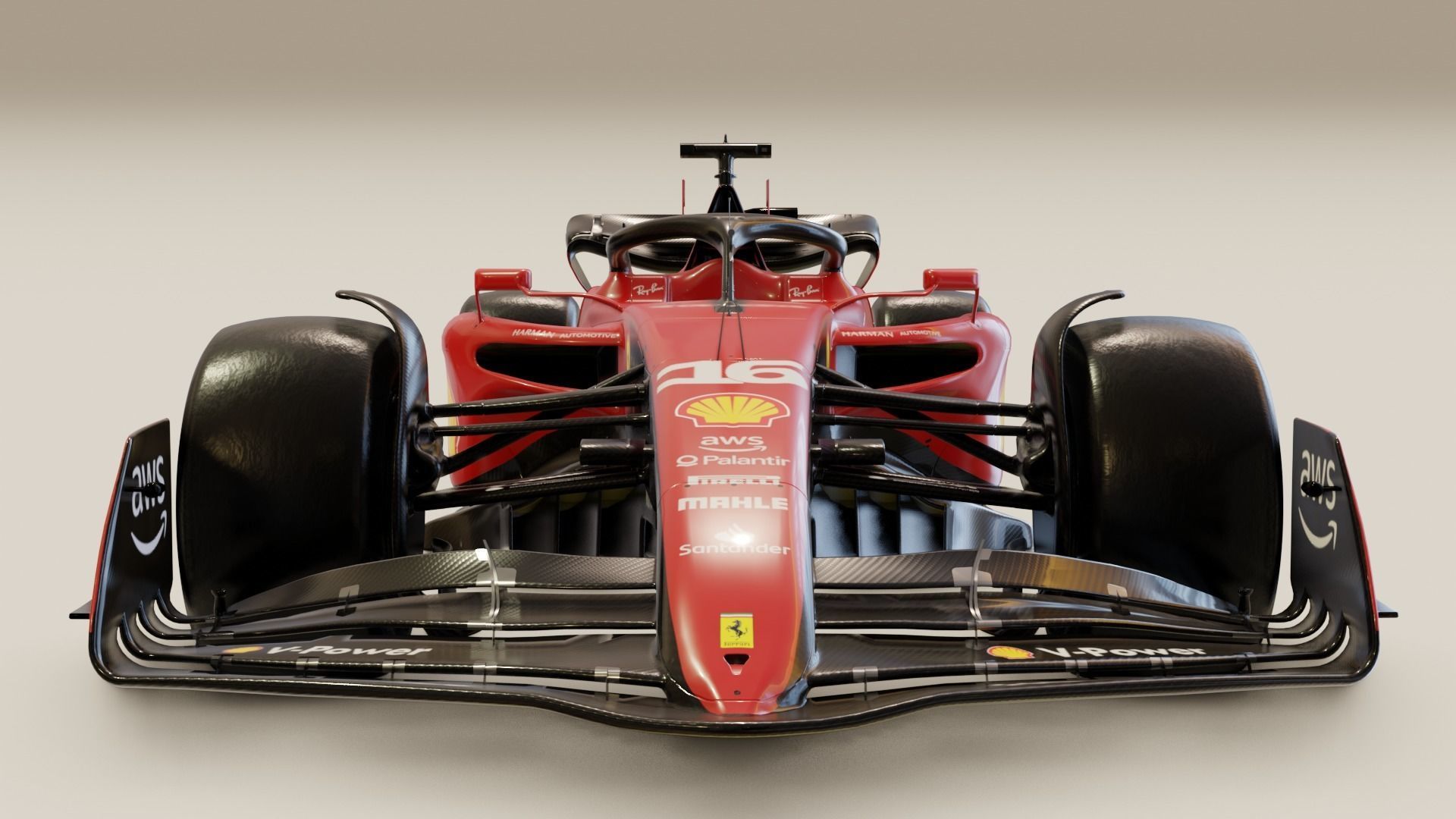 Ferrari SF-23 2023 Charles Leclerc Rigged 3D model 3D model rigged ...