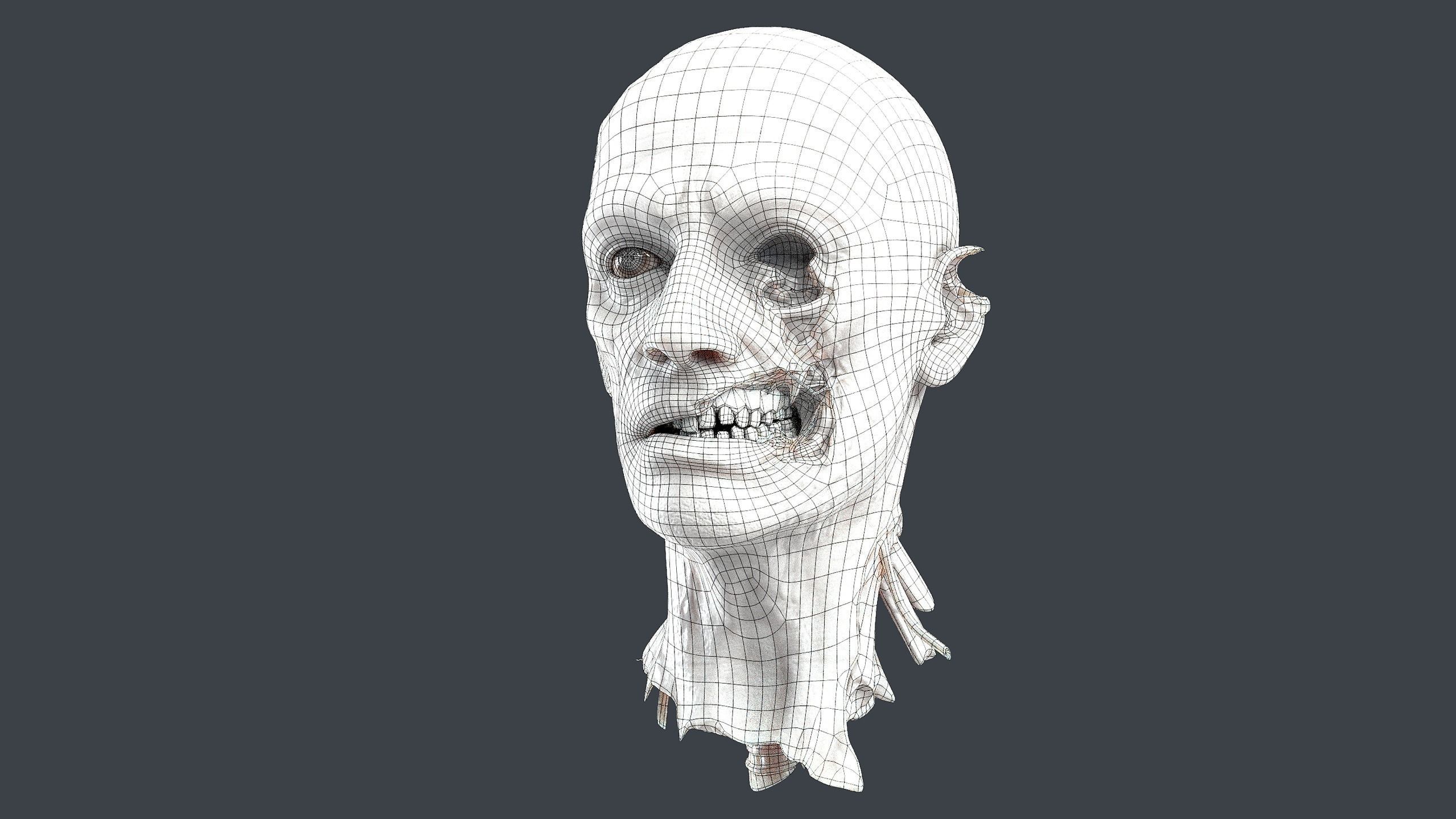 3D model Severed Head VR / AR / low-poly | CGTrader