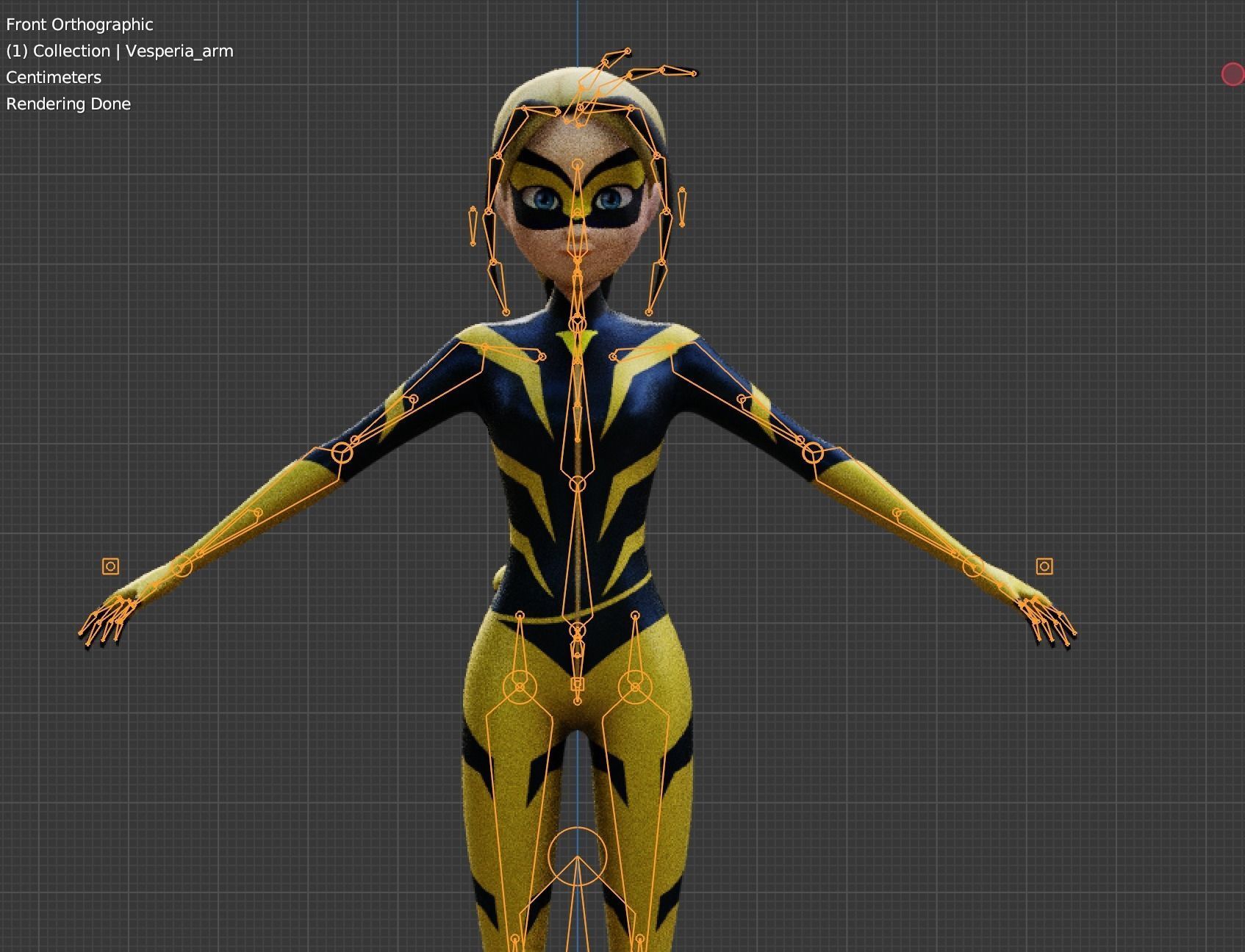 3D model Miraculous Vesperia Animated Rigged Low-poly VR / AR / low ...