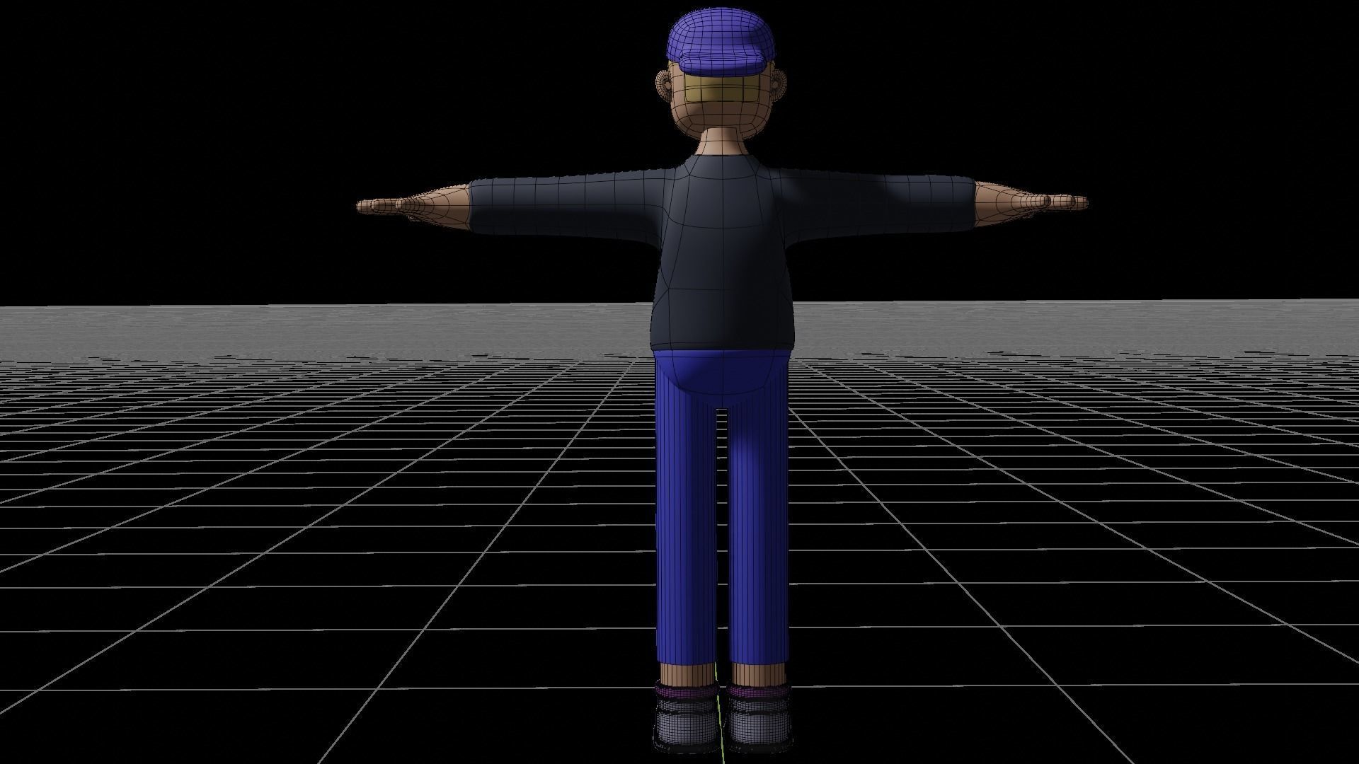 Cartoon guy free VR / AR / low-poly 3D model | CGTrader