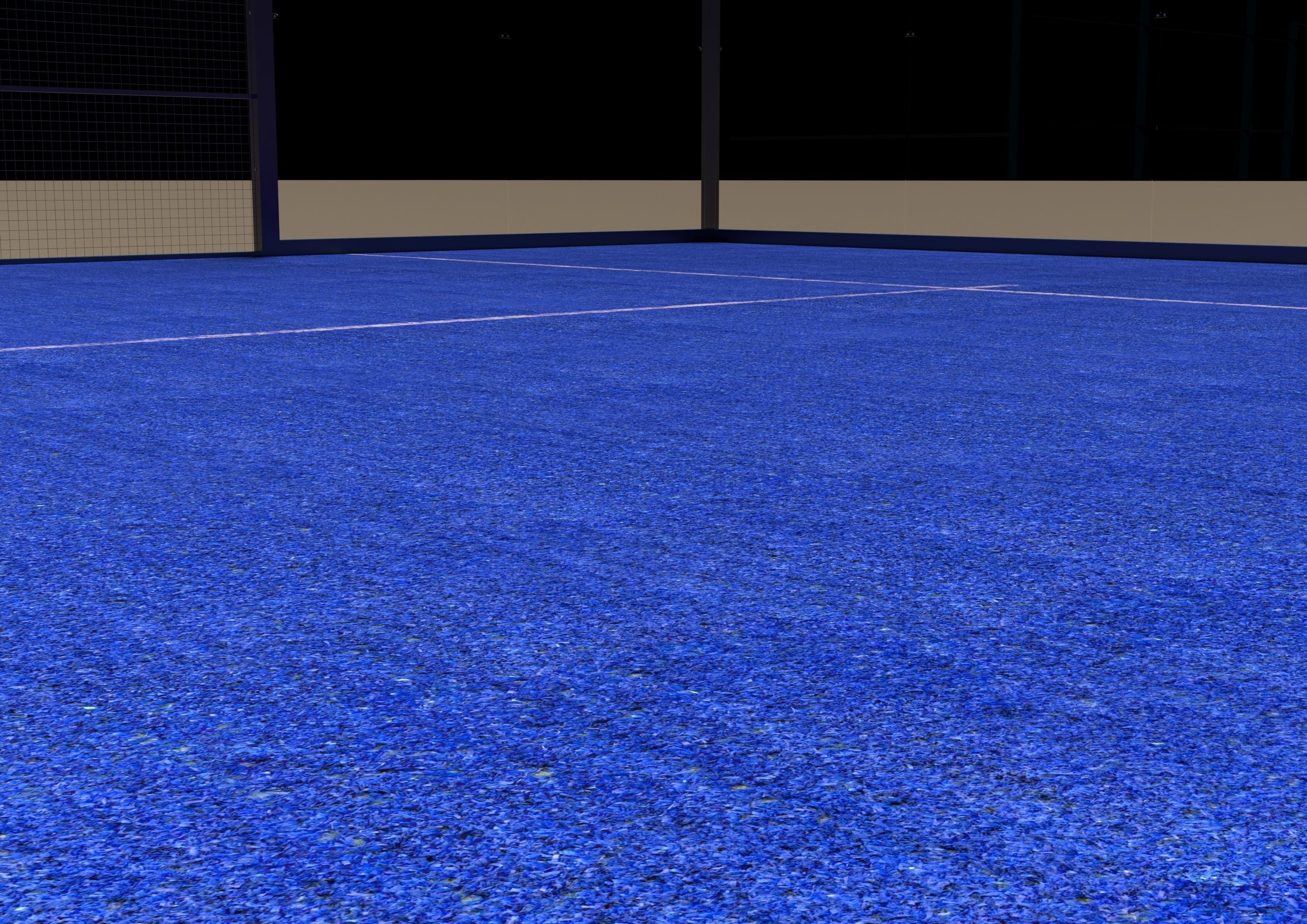 Padel Court 3D model | CGTrader