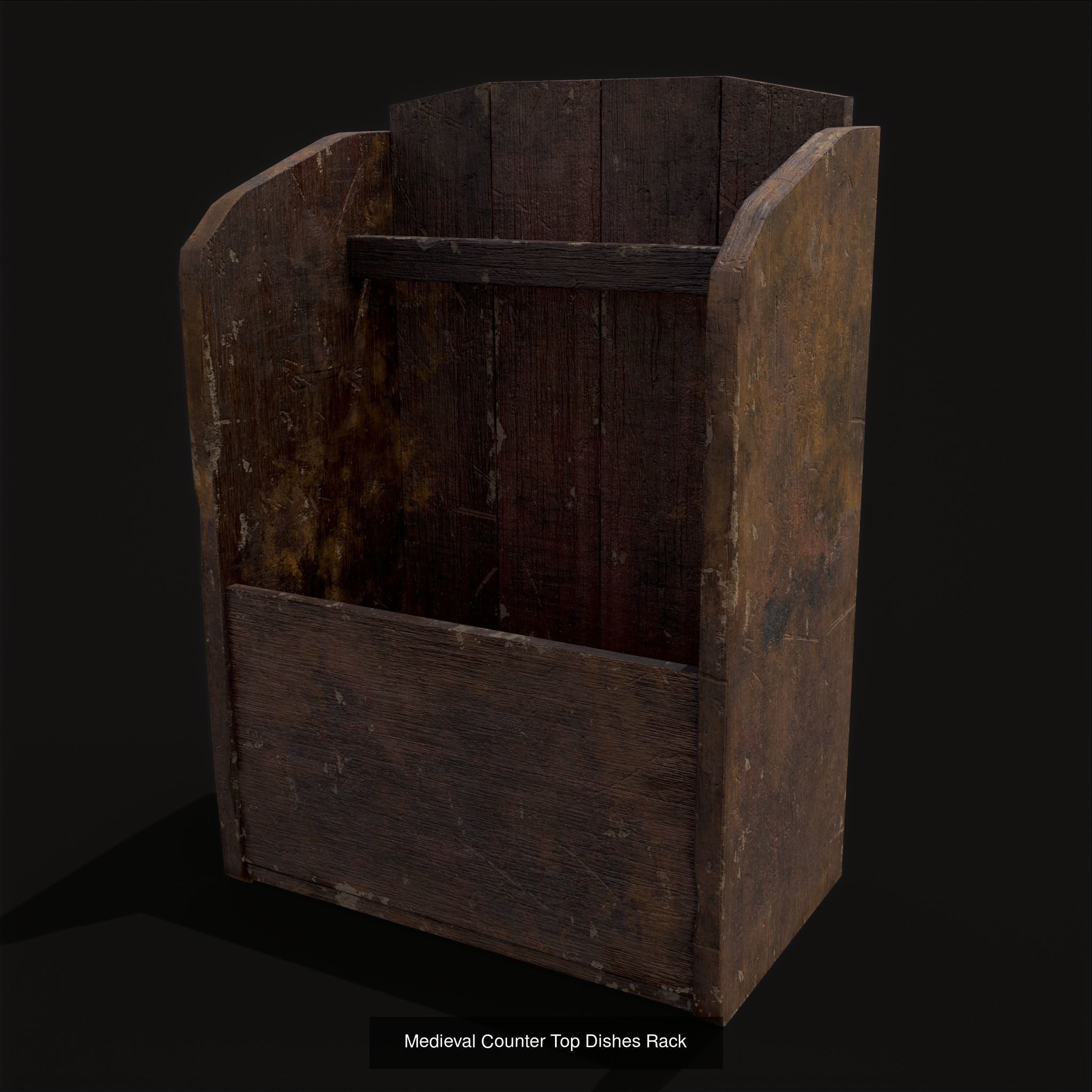 Rustic Medieval Wood Furniture Mix Four 3D Model Collection | CGTrader