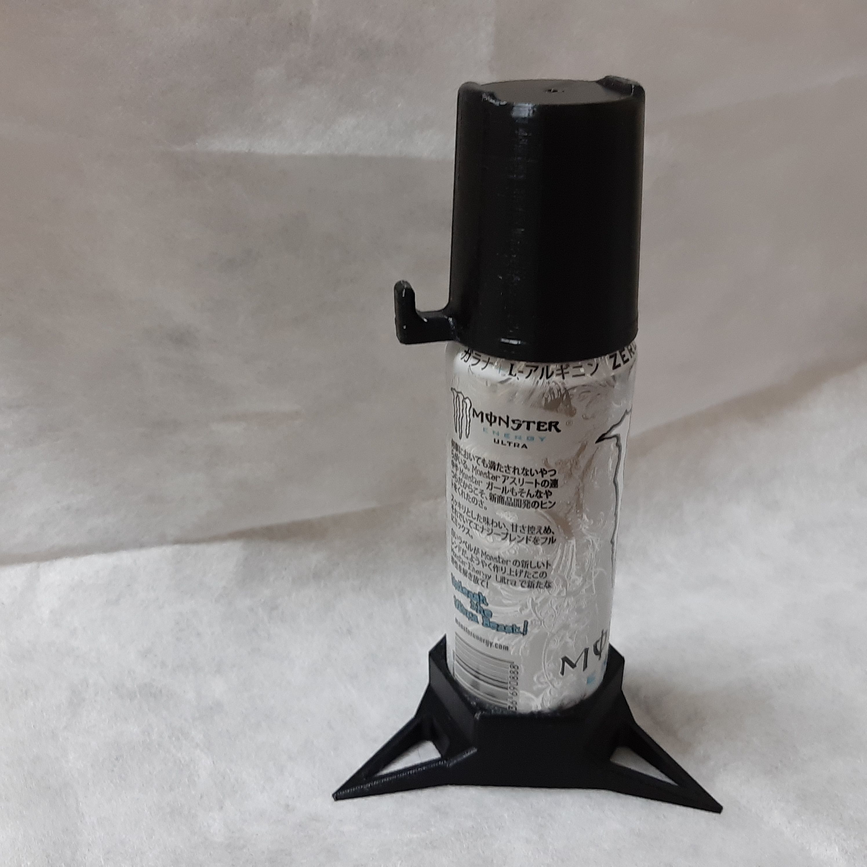 Headphone Stand using Monster Energy can HEX 3D model 3D printable ...